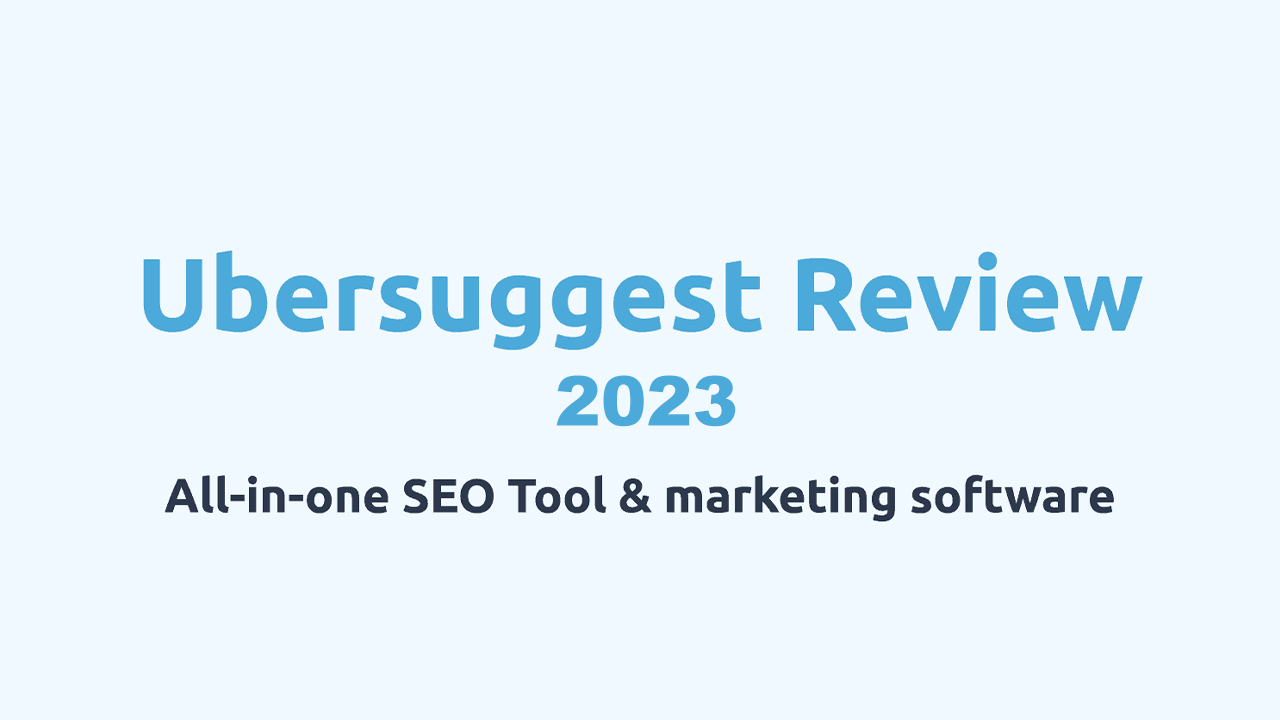 Ubbersuggest Review 2023 - Abcd Knowledge